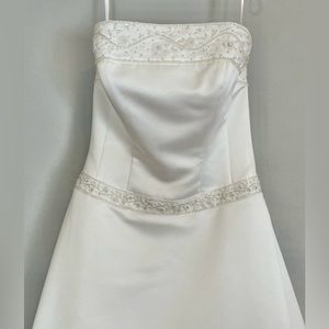 casablanca | Dresses | Casablanca Wedding Dress Strapless Beaded ...